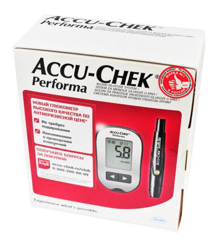 Глюкометр accu-chek performa в Казани — купить недорого по низкой цене ...
